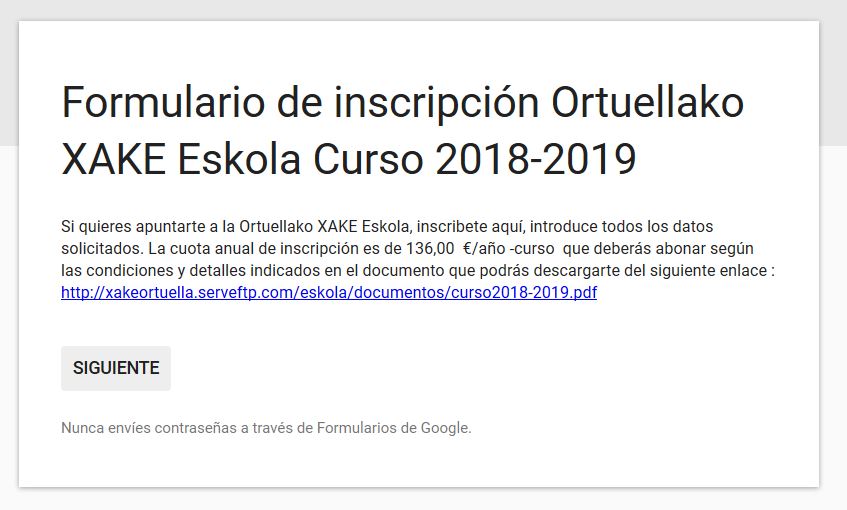 » Inscríbete aquí «FORMULARIO DE INSCRIPCIÓN»